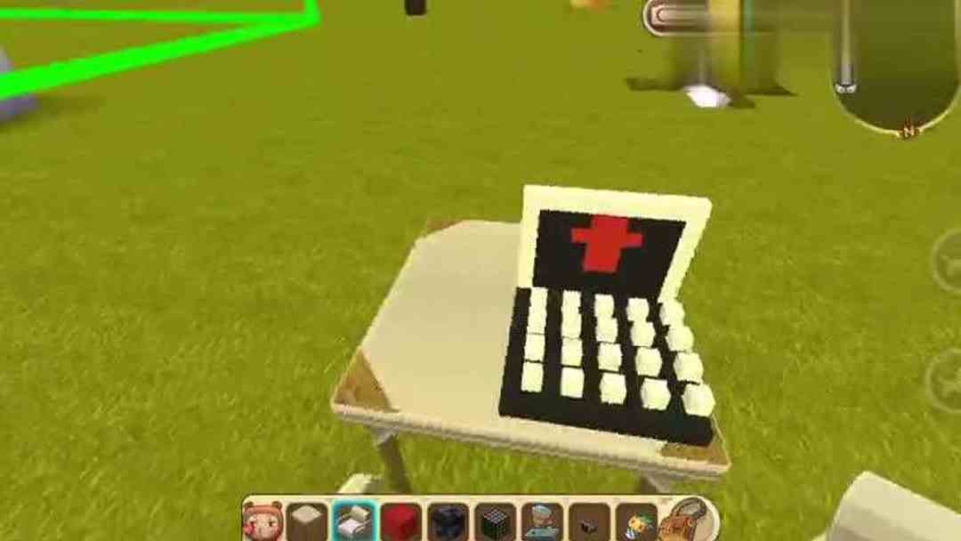 迷你世界:制作手提电脑教学,可以在上面玩游戏了!