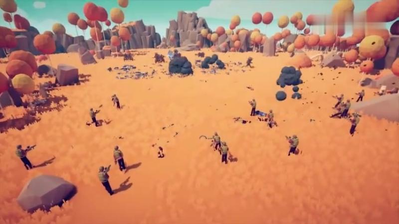 全面战争模拟器:现代战争榴弹手沙漠对战天神宙斯!他们人多咋办