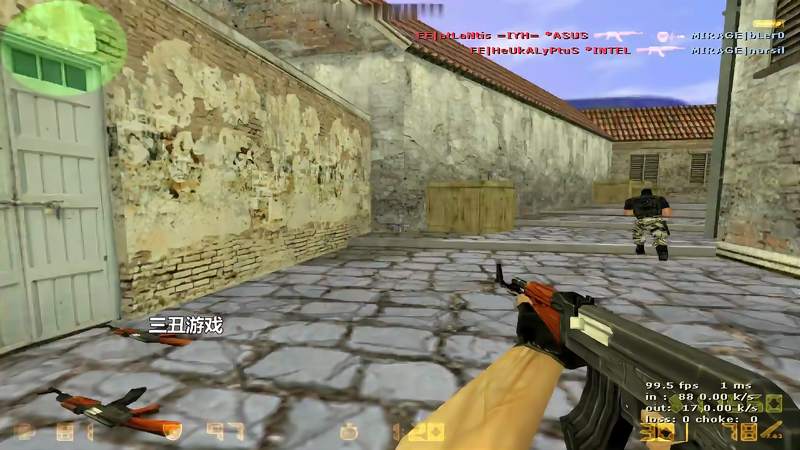 CS世界大赛这身法身轻如燕,枪法更是惊艳,冲起来队友都干