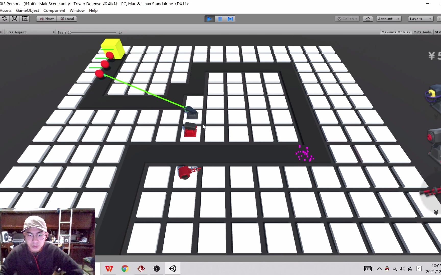 unity3D课程设计-3D塔防游戏的实现