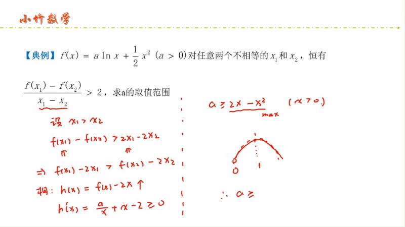 导数同构思想,归一构造法求范围,掌握一招轻松求解