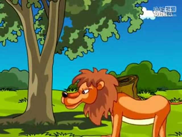 《狮子和海豚》儿童识字故事大全精选动画片童话全集(1)