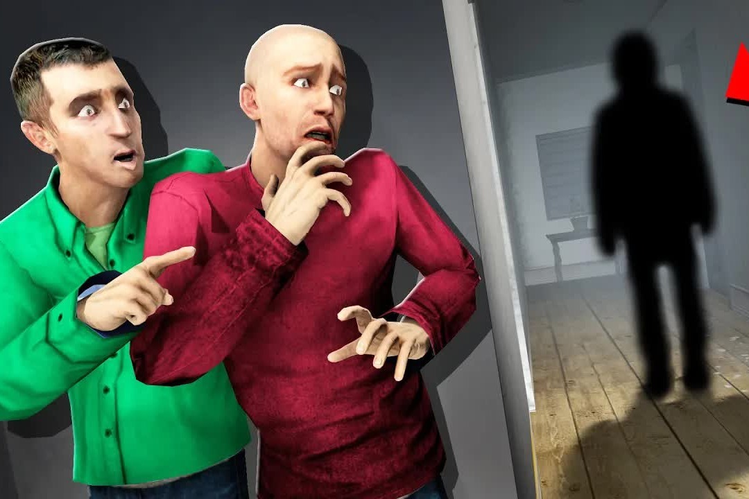 盖瑞模组:大狗毫不知情被二蛋带到工厂探险,在里面碰见幽灵!