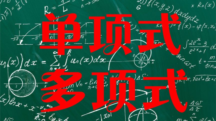这样的单项式和多项式的数学题,一般怎么做才是最适合的,你会吗