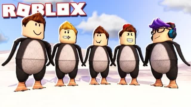 Roblox企鹅模拟器 企鹅家族爆笑上演南极荒野求生
