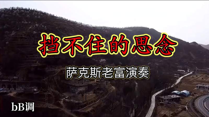 触人心弦的陕北民歌《挡不住的思念》萨克斯老富演奏