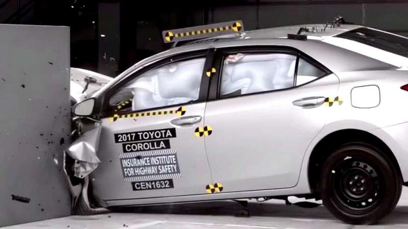 丰田雷凌碰撞测试,这车真的挑不出什么毛病