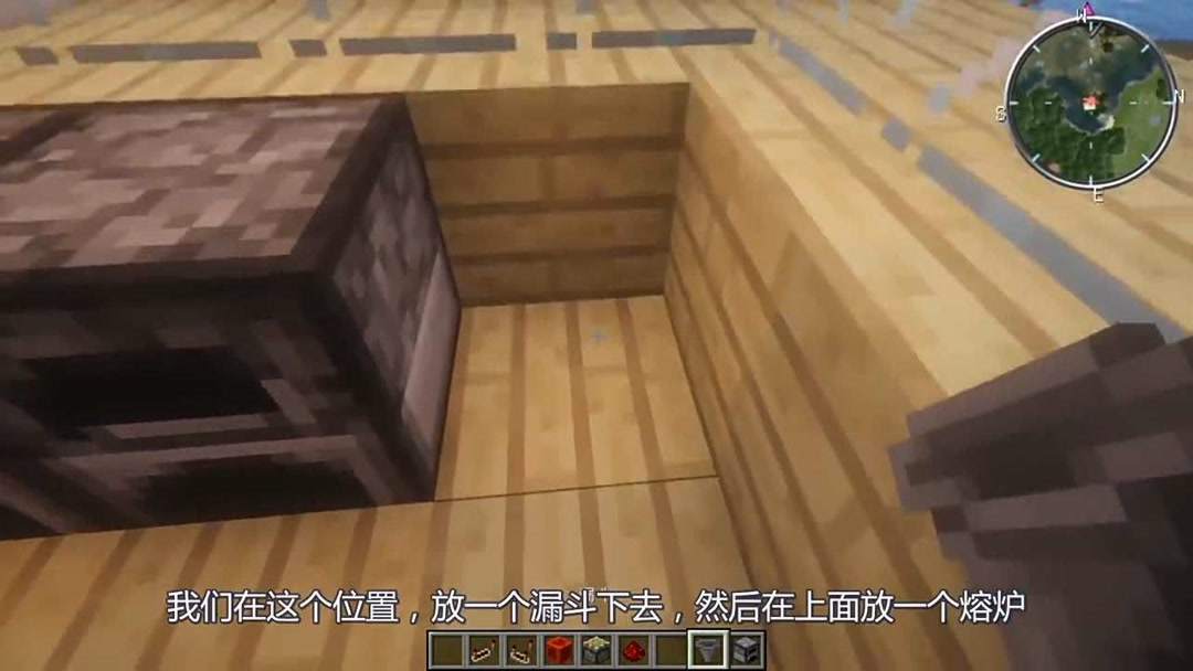 我的世界:建造一个熔炉密室!不懂打开的方法的人永远弄不开!
