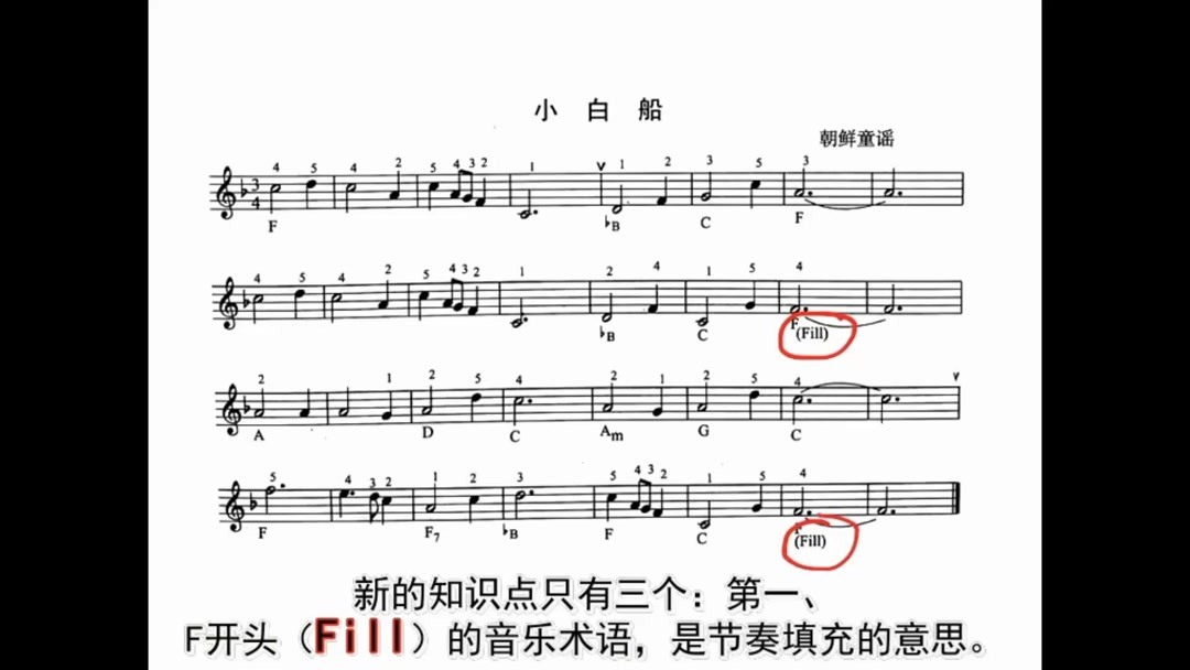 《小白船》-Fill的操作