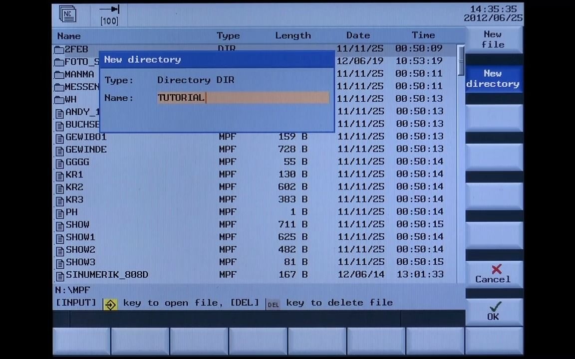 西门子系统808D教程车削第9部分-打开新程序