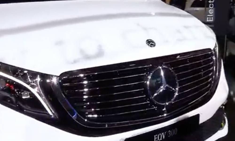 纯电动豪华商务车,2020款奔驰EQV 300亮相