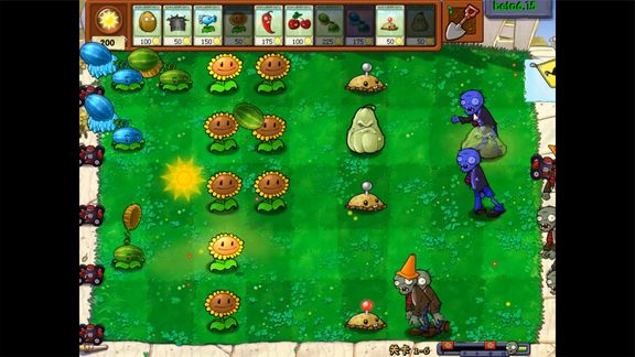 植物大战僵尸贝塔版EX冒险模式1-6至1-10
