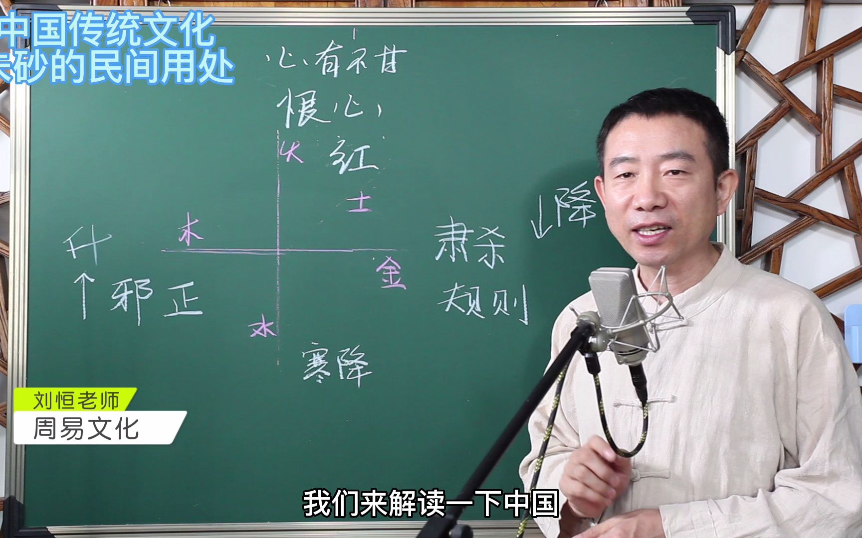 刘恒易经:中国传统文化 朱砂的民间用处