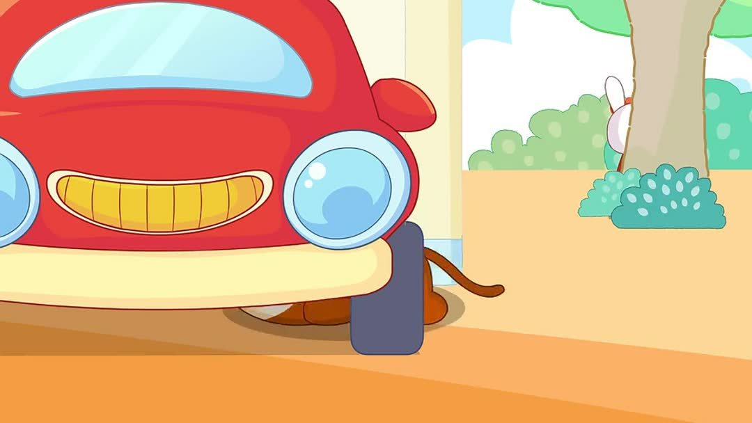 兔小贝安全教育动画:不要在车底玩耍