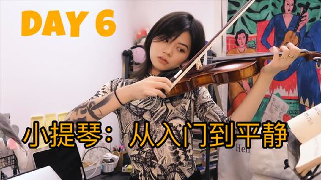 「好的B/30天vlog」小提琴入门:第一堂课就哭了!