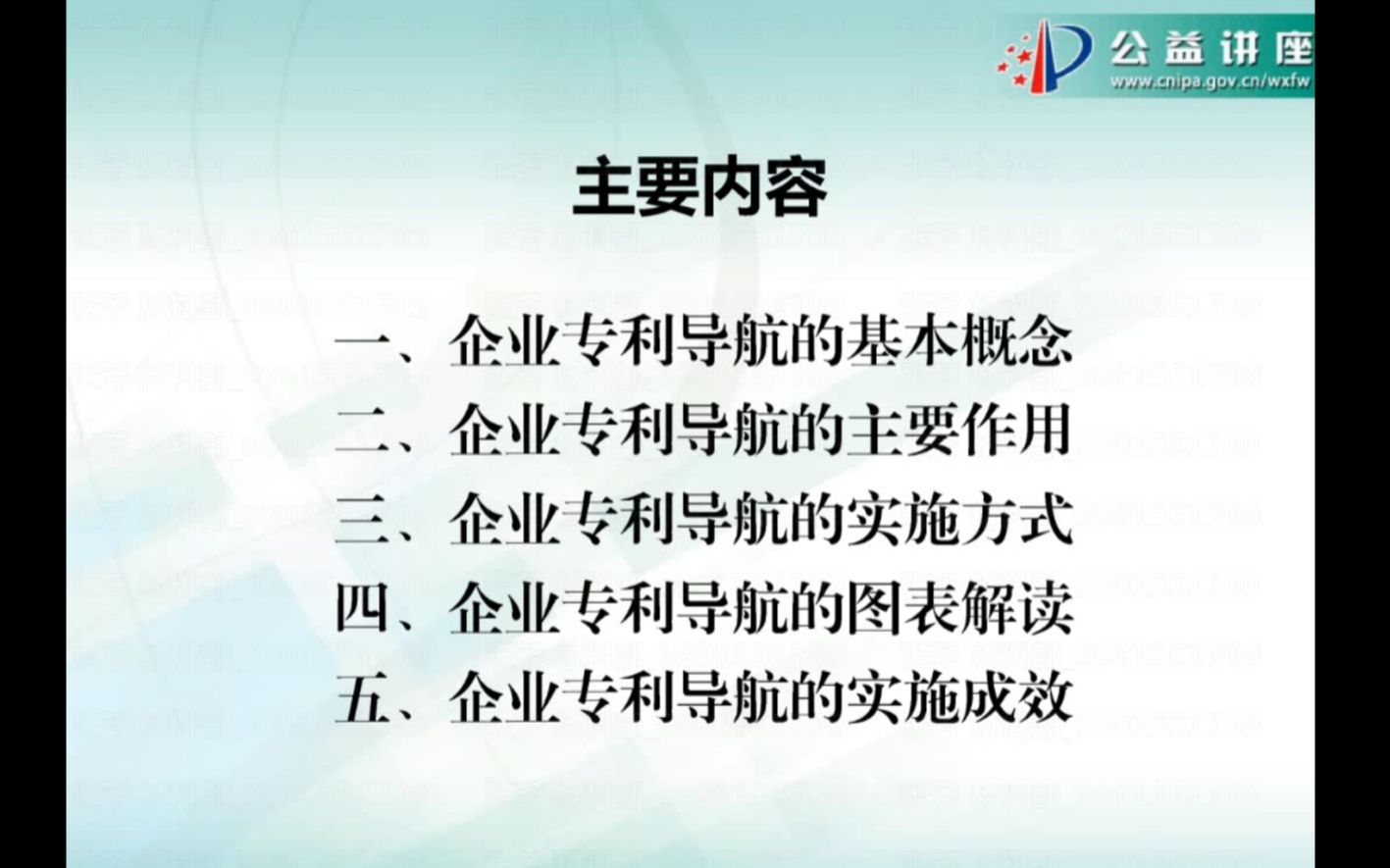 【专利讲座】20201218_企业专利导航实践(公益讲座)