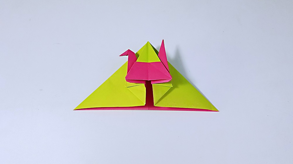 教你折纸千纸鹤书签,简单漂亮,儿童很喜欢