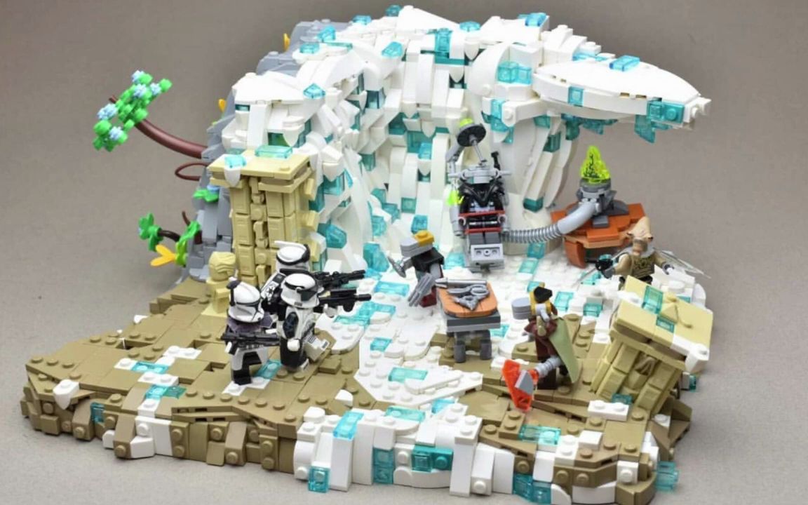 【乐高星球大战优秀MOC系列 08】细节慢慢的星球大战主题moc!
