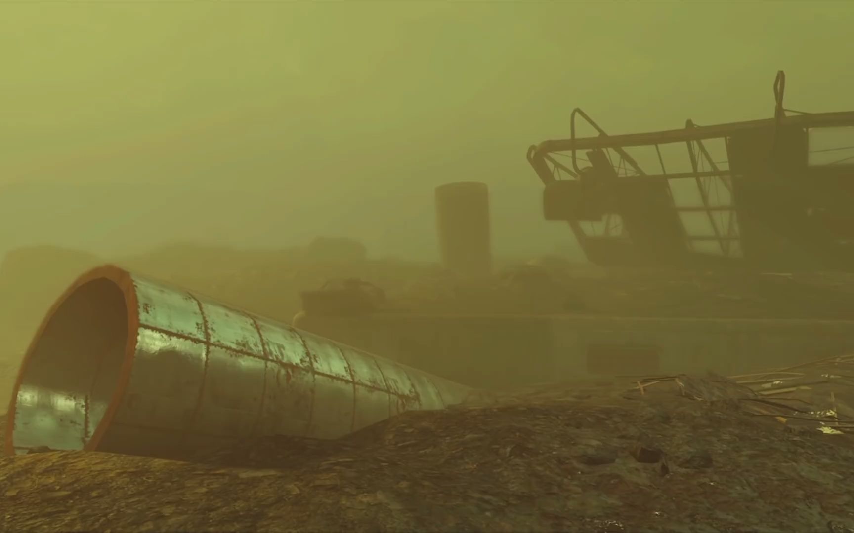 废土氛围-盖革计数器/雷声/风声