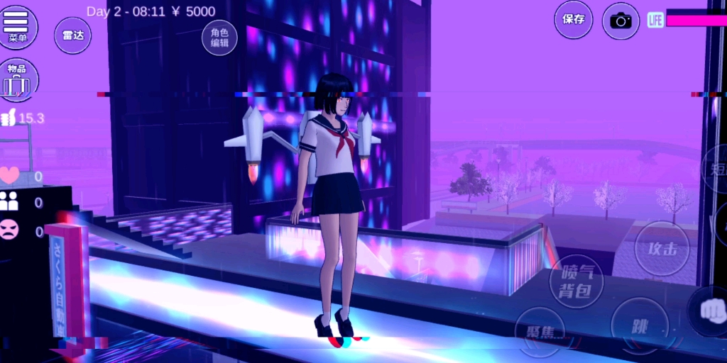 《樱花校园模拟器》街道修筑ing