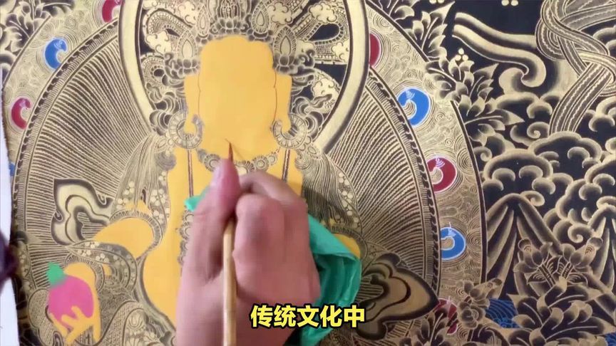 传统文化中,唐卡的作用和禁忌是什么? #传统文化 #知识