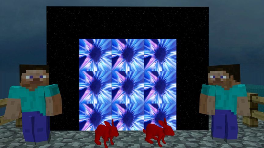 我的世界传送门把史蒂夫传送到月球会发生什么