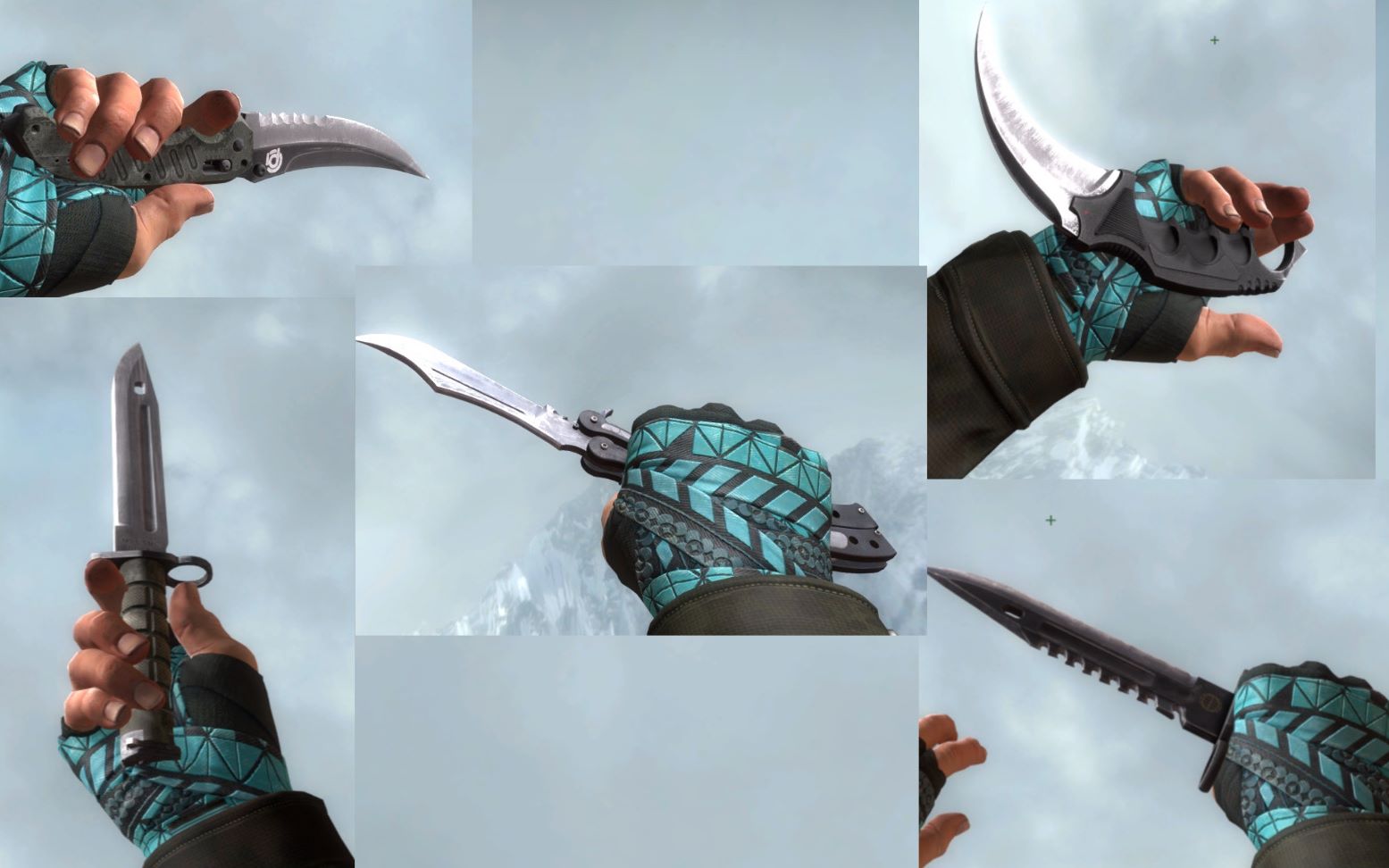 橘子的csgo饰品推荐栏目 第五期 五种刀型介绍