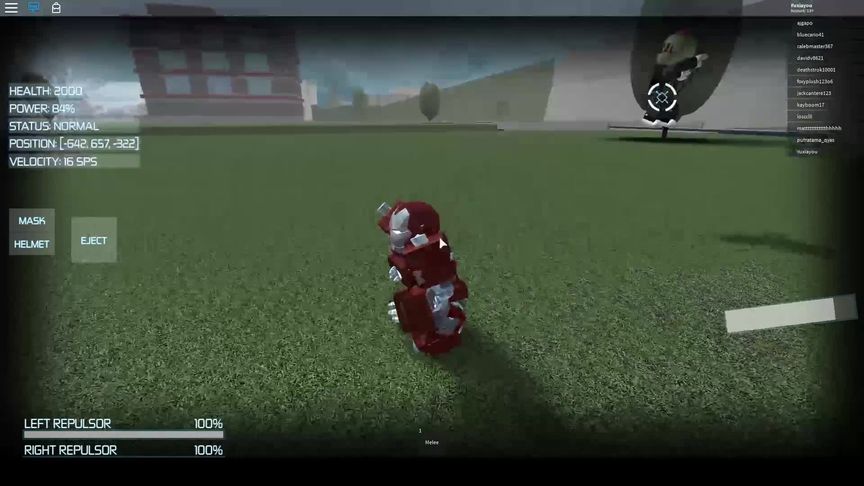Roblox,钢铁侠模拟器:化身为钢铁侠在城市中大战菊花怪