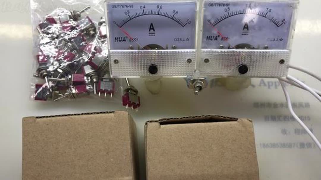 手机测试电流表DIY制作,喜欢动手的朋友来吧