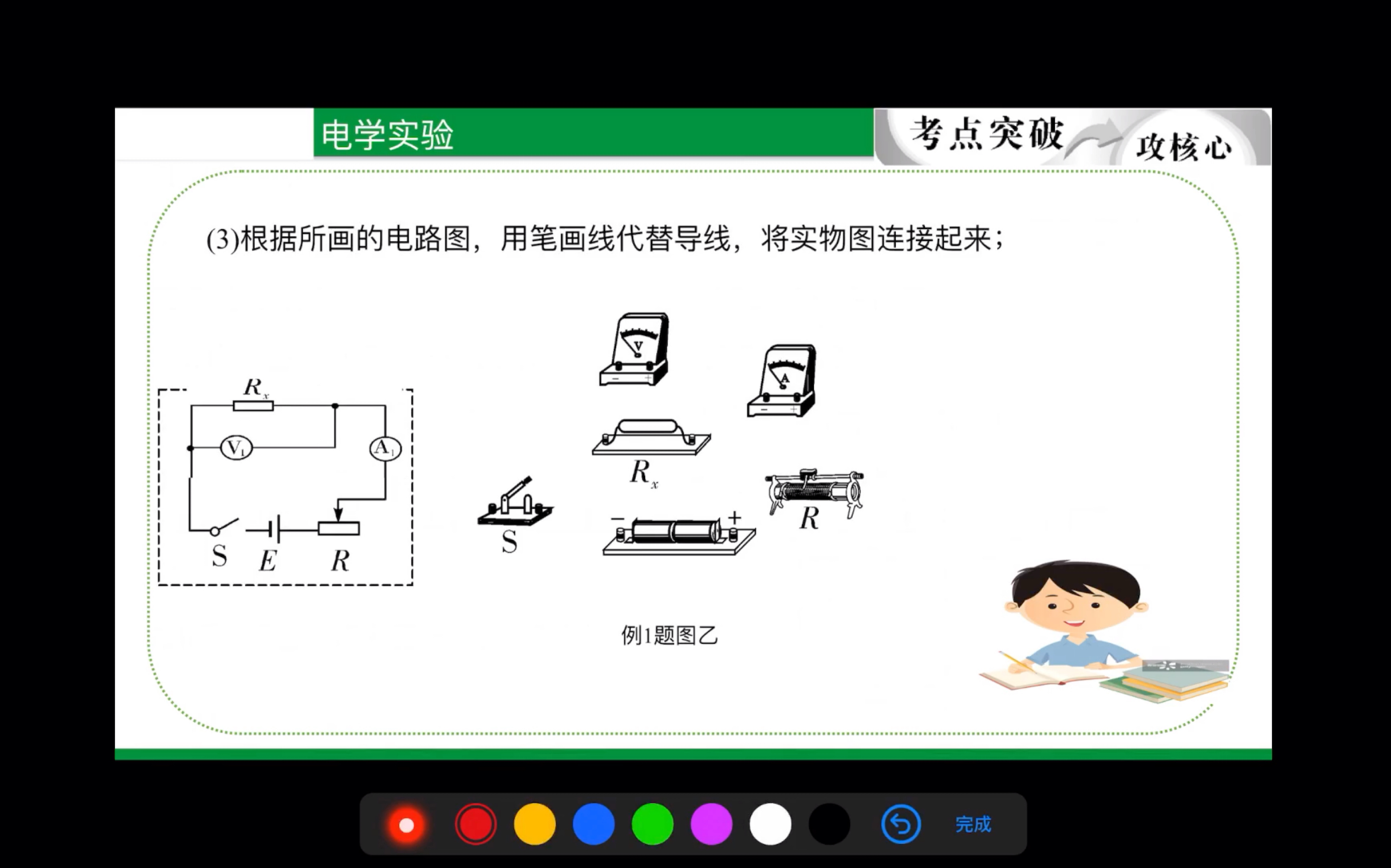 初中物理:伏安法实验_测电阻