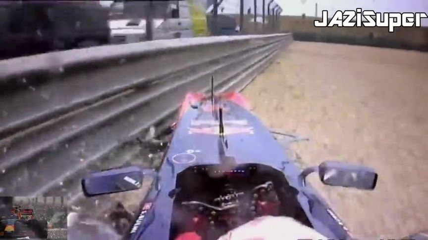 F1赛车的速度到底有多快!看看这些撞车事故