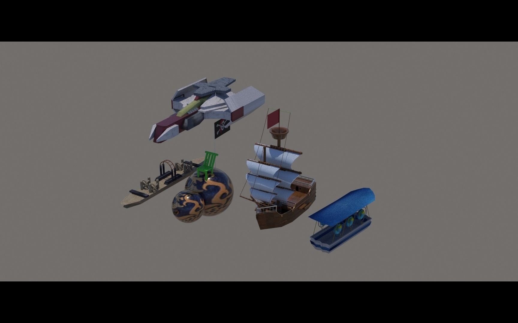 简单的动画,高端的渲染 _3Dmax 动画——《舟》