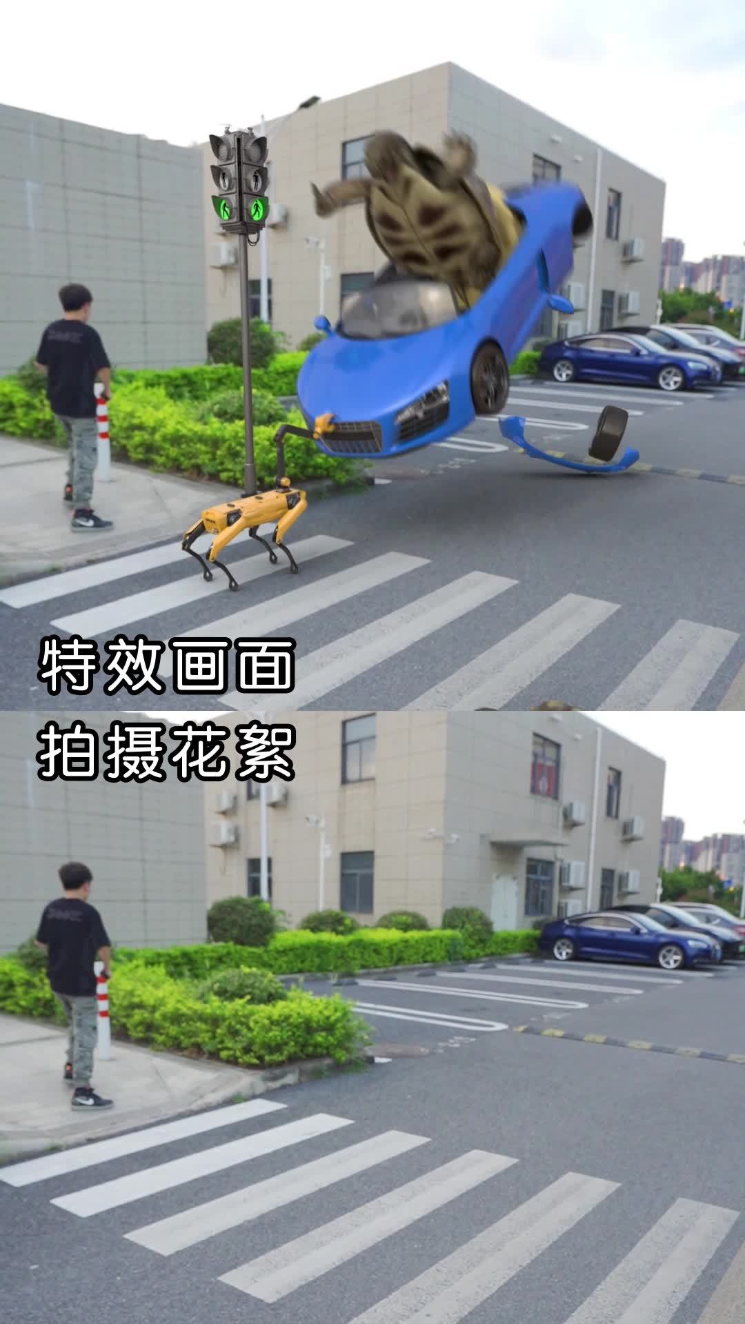 开敞篷跑车就了不起啊?还敢闯红灯!