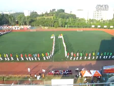 2011年华师经管院运会彩旗队