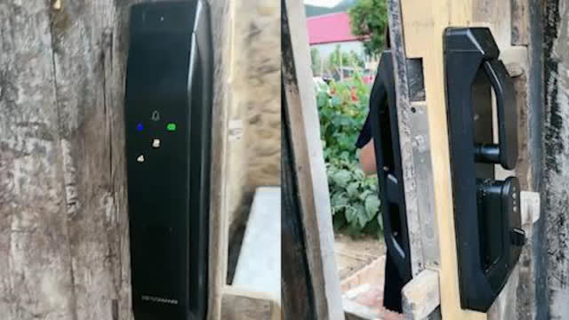 女子去朋友家聚餐,看到木门上的锁哭笑不得:这锁了个寂寞