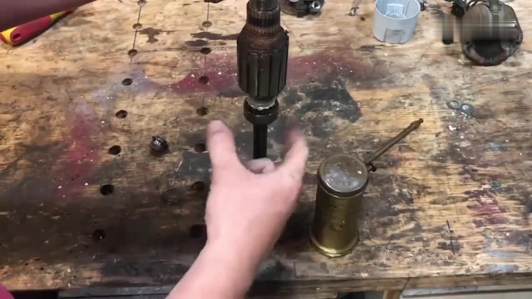 恢复1950年代的手磨机,成品又是一把新工具,涨见识了