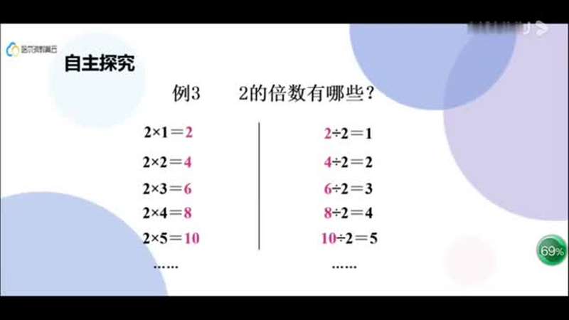 因数与倍数例2,3