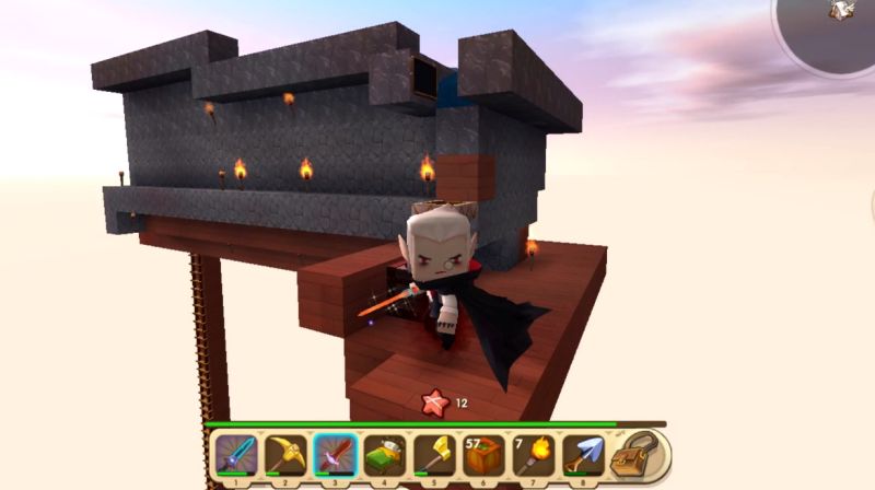 迷你世界极限生存 开始制作刷怪塔