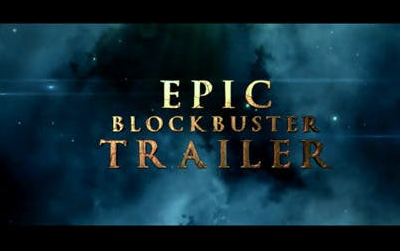 AE模板-3D金色文字碎片重组效果的好莱坞电影预告模板史诗级电影...