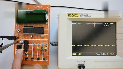 diy51单片机函数发生器信号发生器波形发生器