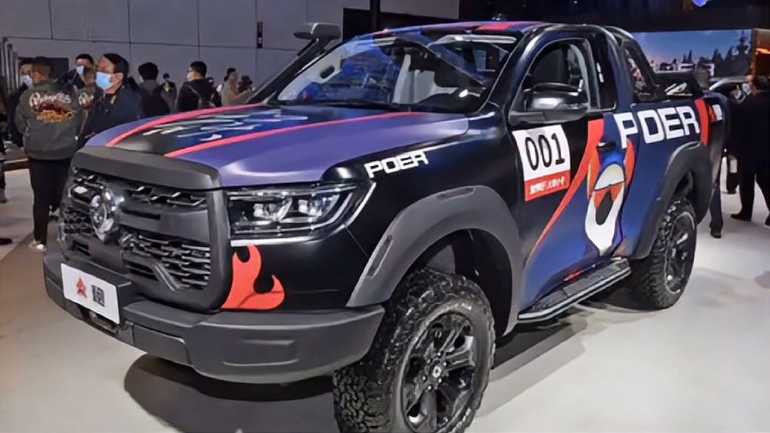 长城炮系列皮卡“火炮”正式发布,全系标配2.0T。