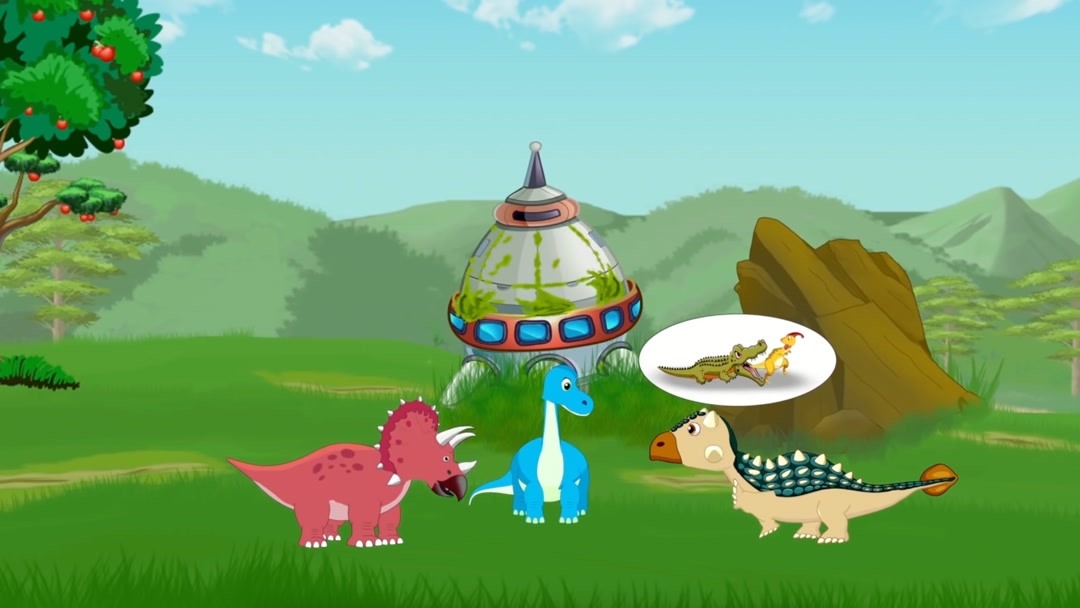 恐龙冒险记 第12集 恐龙发现外星飞船