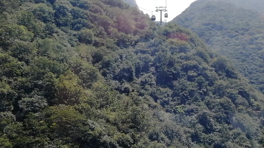 嵩山少林缆车索道第一视角体验