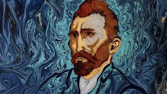 独有的绘画方式(惊讶)梵高绘画