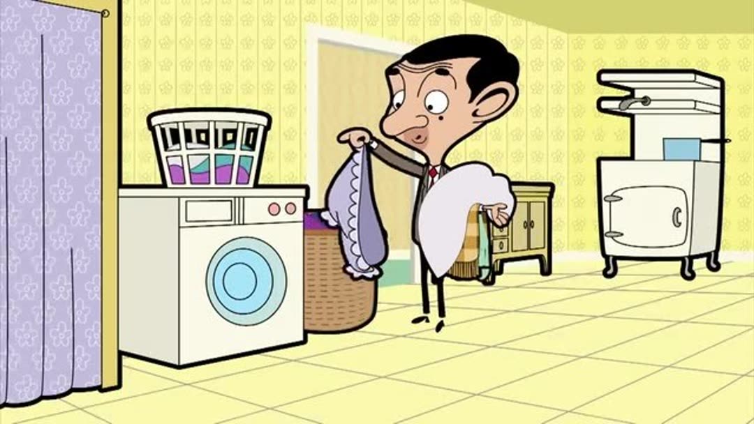 憨豆先生动画版 设计自动洗车