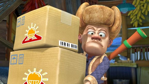 熊出没:熊大熊二太厉害,光头强不想斗了,他要去深山砍树