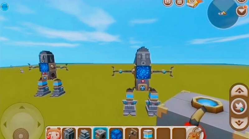 迷你世界:带你制作一个超级简单的机器人,学到了!