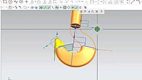 UG10.0教程,称钩曲面建模设计,第140讲