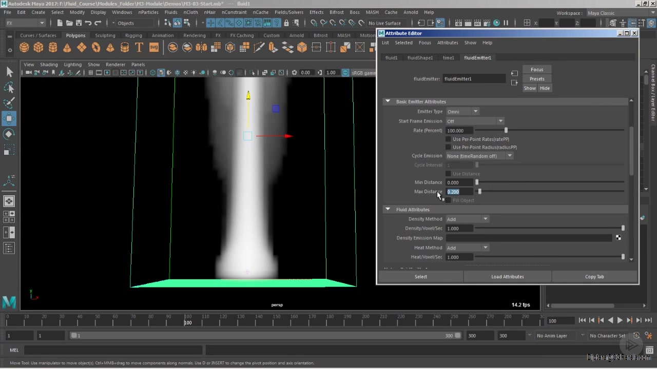 Maya中流体特效高级技术训练视频教程