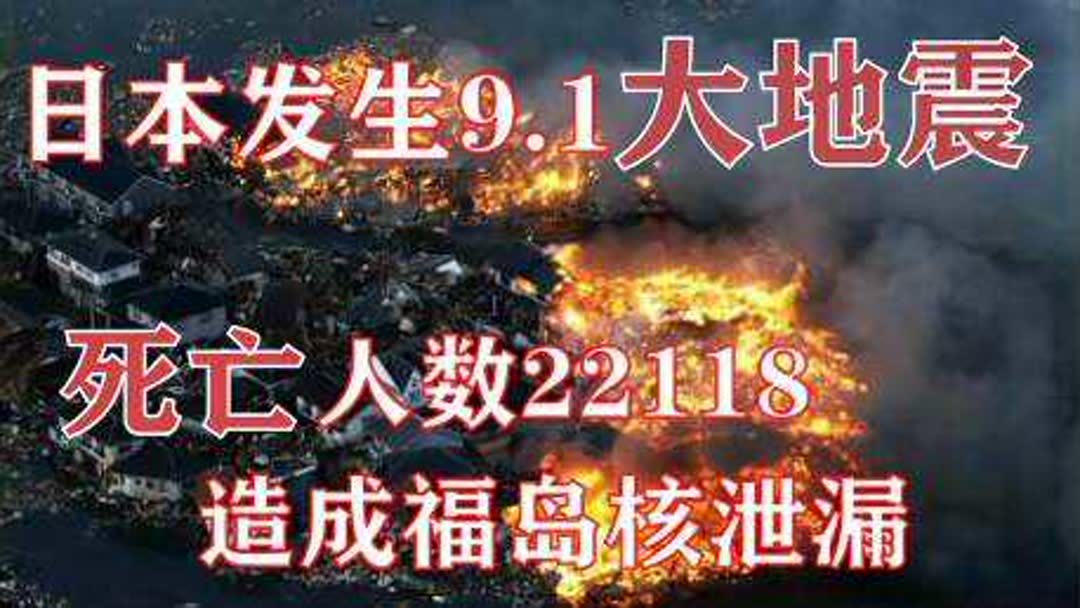 日本发生9.1级大地震,造成22118人死亡,损失超千亿美元!纪录片
